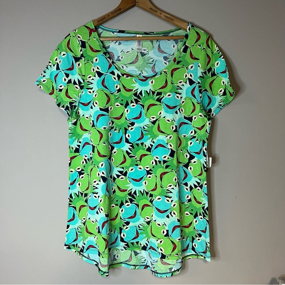 LuLaRoe | Tops | New Lularoe Disney Top Kermit The Frog Muppets | Poshmark